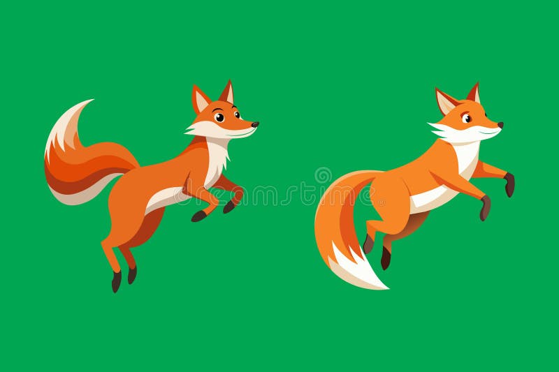 Jumping Fox Stock Illustrations – 986 Jumping Fox Stock Illustrations ...