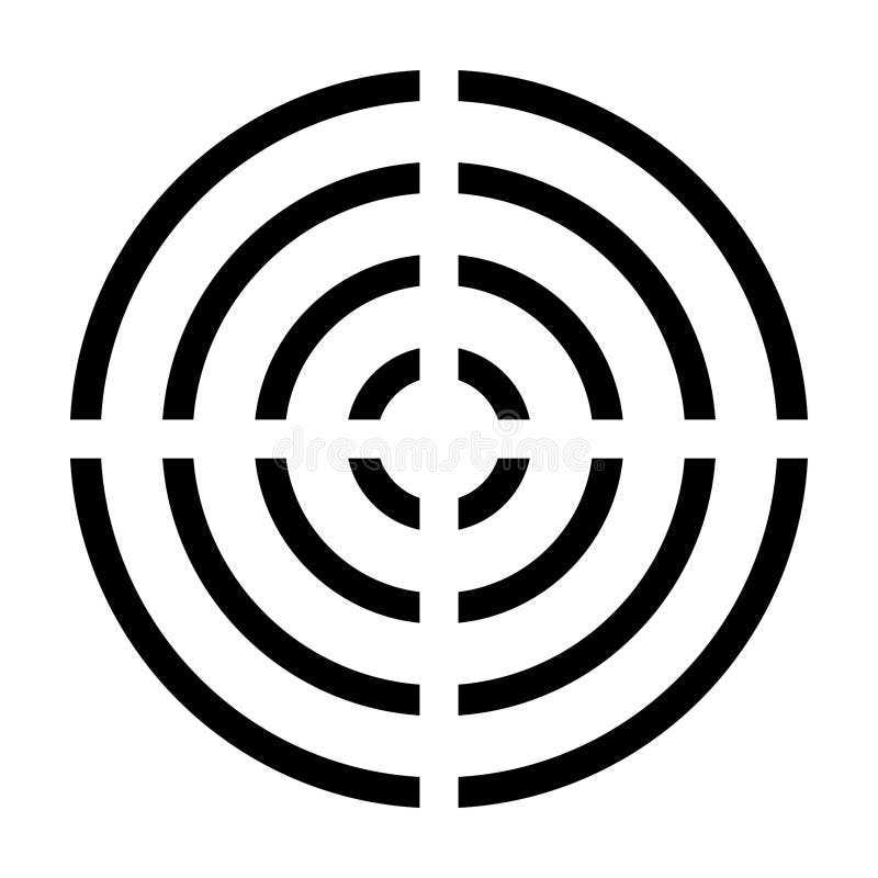 Target icon stock vector. Illustration of target, vector - 319236036