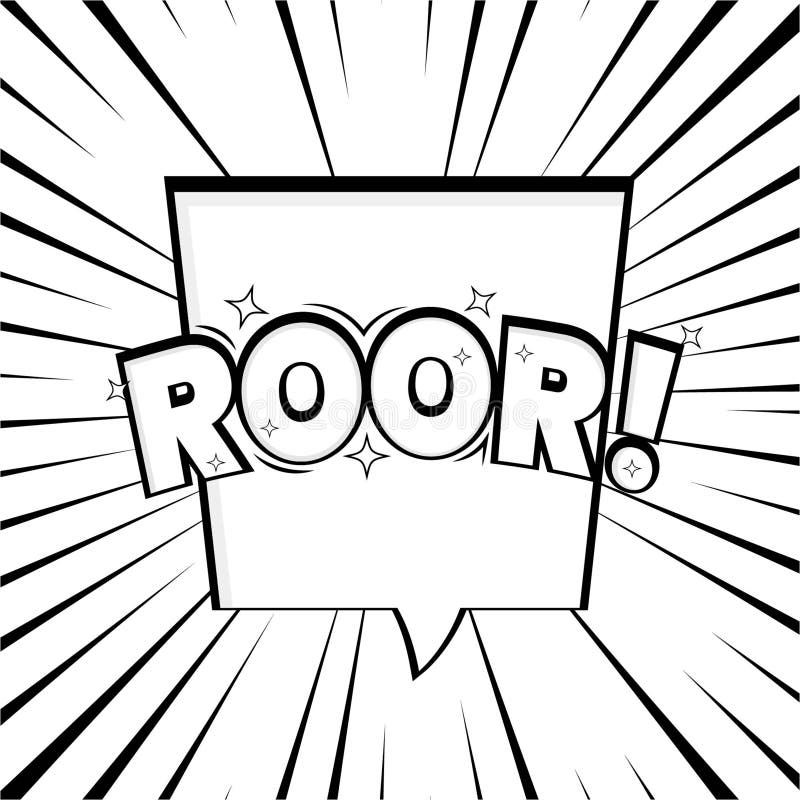 Blank and White Style Comic Image Stock Vector - Illustration of black ...