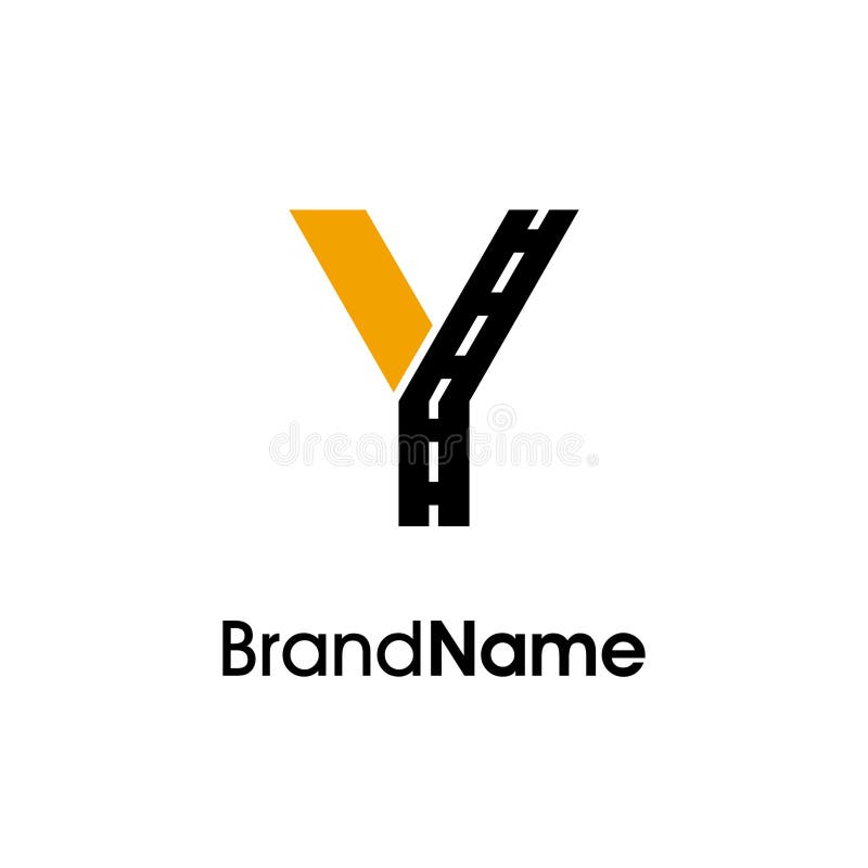 Simple Minimalist Initial Y Way Logo Stock Vector - Illustration of ...