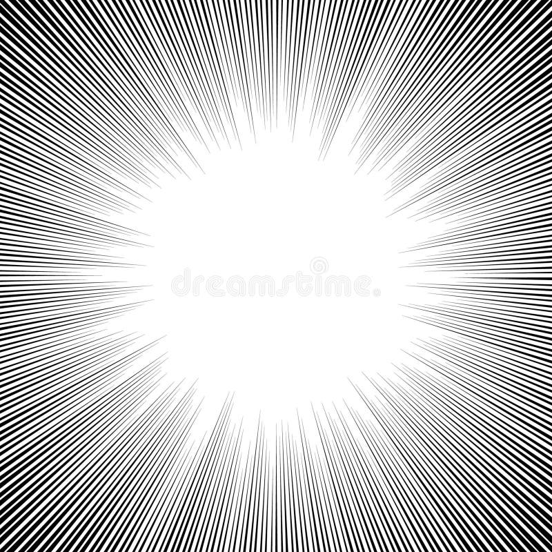 Background Style Manga Comic Lines Template Retro Anime Vector Image ...