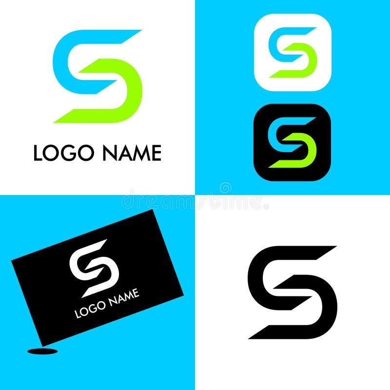 Simple Vector Logo with Letter S. Suitable for Your Business Stock ...