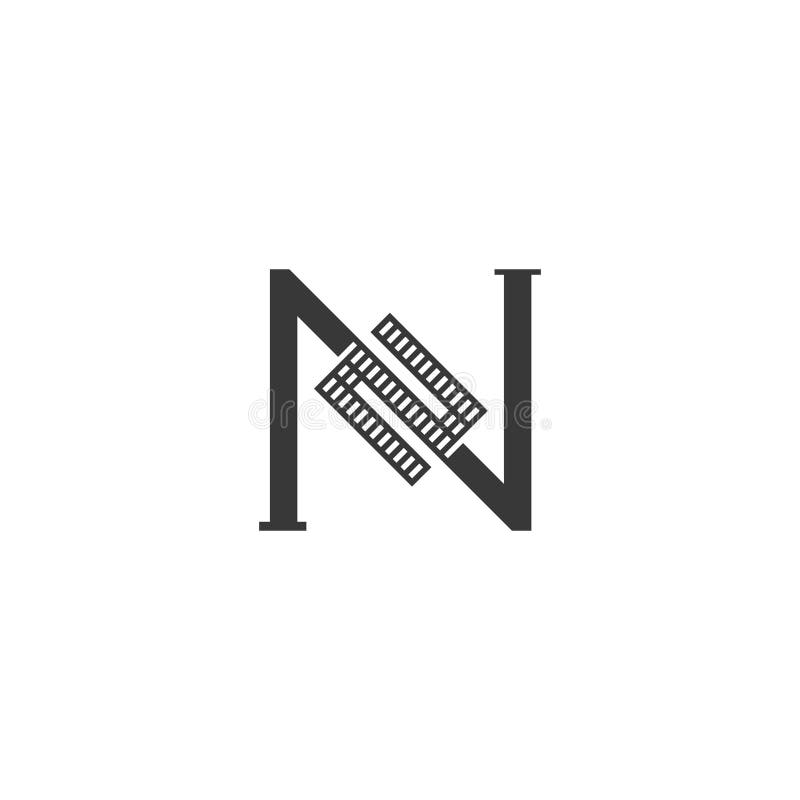 Alphabet Initials Logo ZN, NZ, Z and N Stock Vector - Illustration of ...