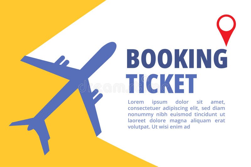 Message in the Sky Airplane with a Sign Stock Vector - Illustration of ...