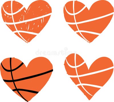 Basketball Heart, Basketball Clipart, Basketball Cut Files, Sports ...