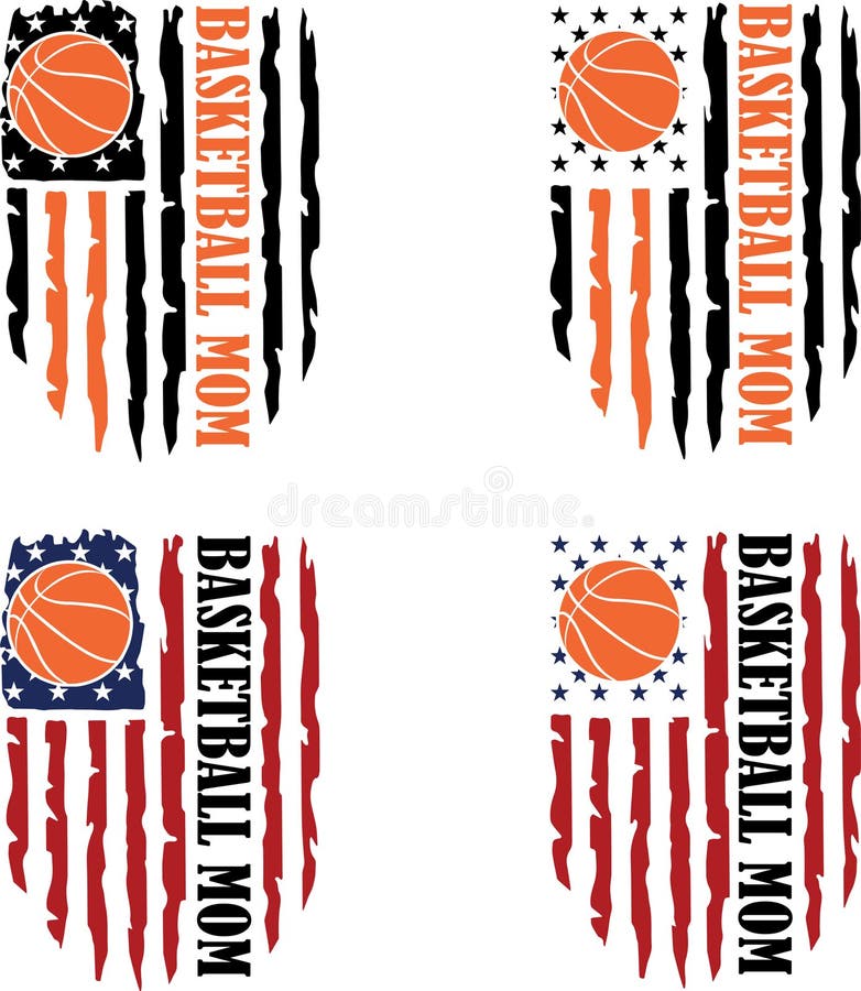 Basketball Mom American Flag, Basketball Players, Basketball Clipart ...