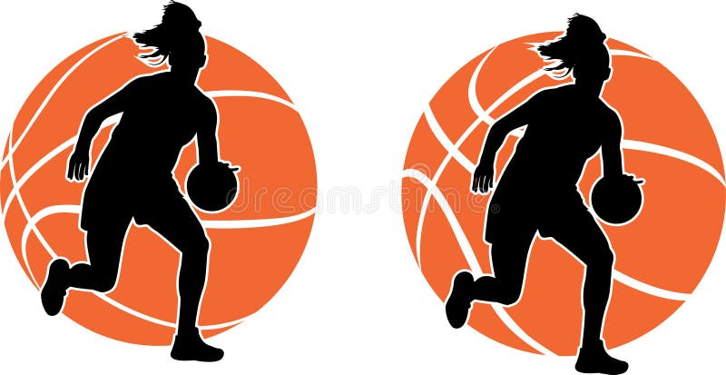 Girl Basketball Players, Basketball Clipart, Basketball Cut Files ...