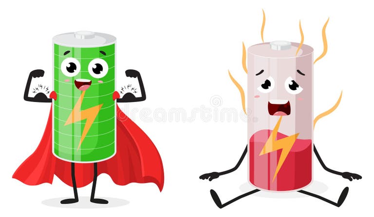 Battery Cartoon Stock Illustrations – 18,304 Battery Cartoon Stock ...