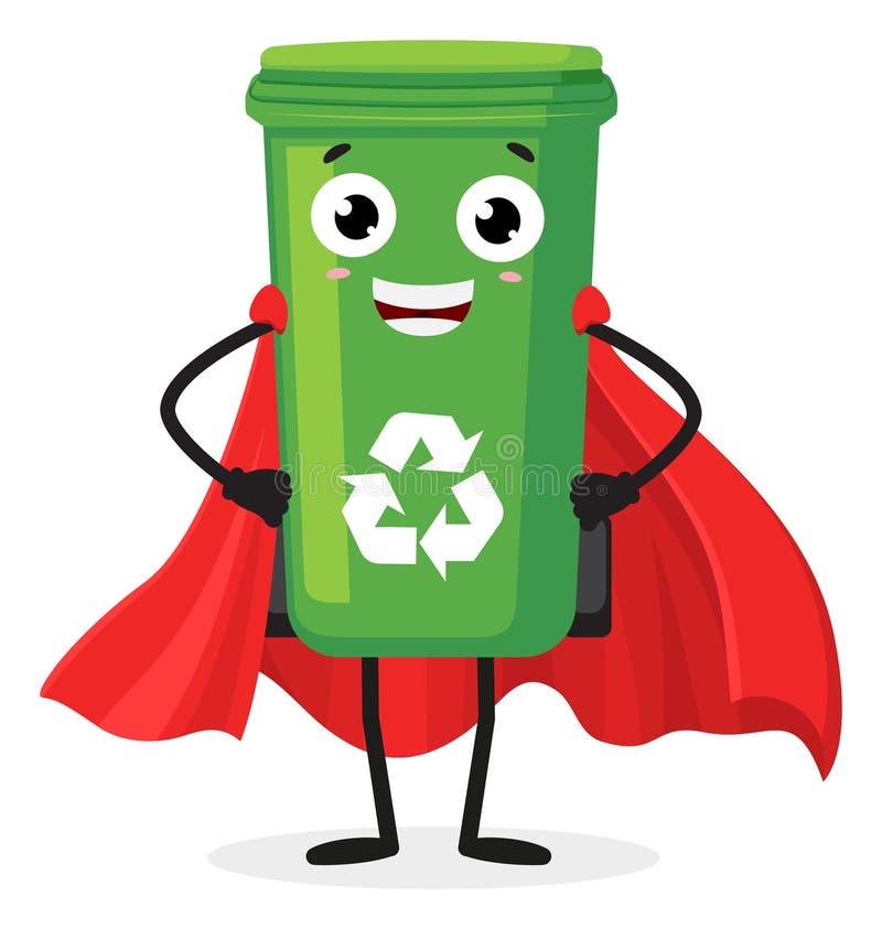 Funny Recycling Bin Stock Illustrations – 595 Funny Recycling Bin Stock ...