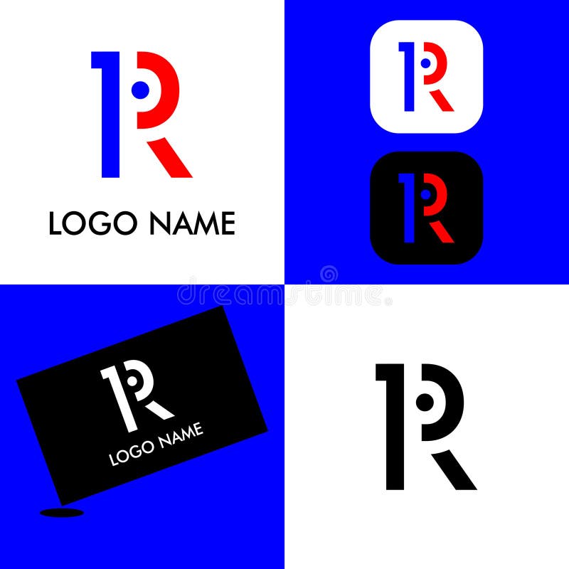 R Letter Creative Logo for Product or Trademark Stock Vector ...