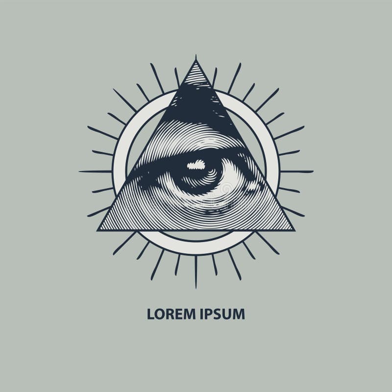 Eye Inscription Stock Illustrations – 2,012 Eye Inscription Stock ...