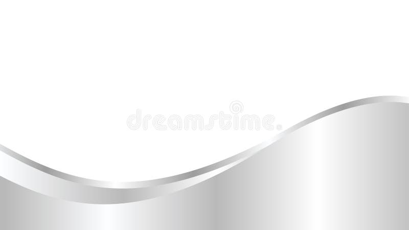 Abstract Silver Metallic Background, Vector Simple Background for ...