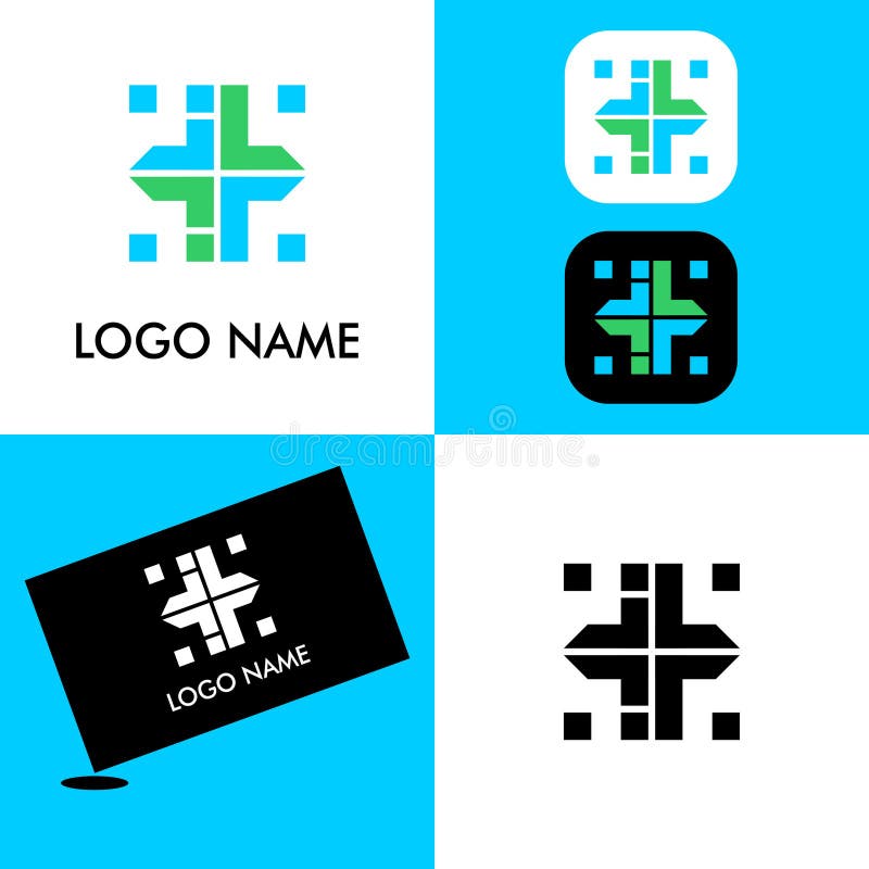 Vector Logo Design Template for App, Office or Others Stock Vector ...