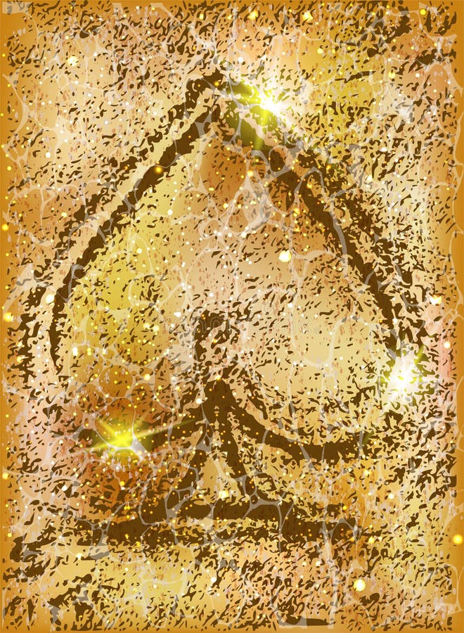 Sand Poker Spades Summer Card, Underwater. Vector Stock Vector ...