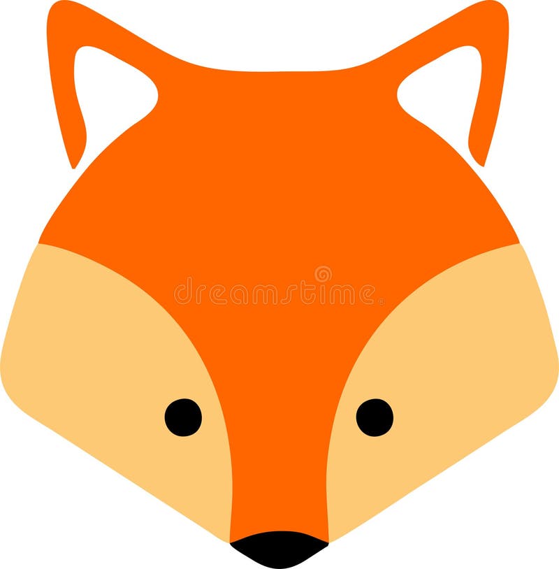 A simple fox icon stock vector. Illustration of wildlife - 320941400