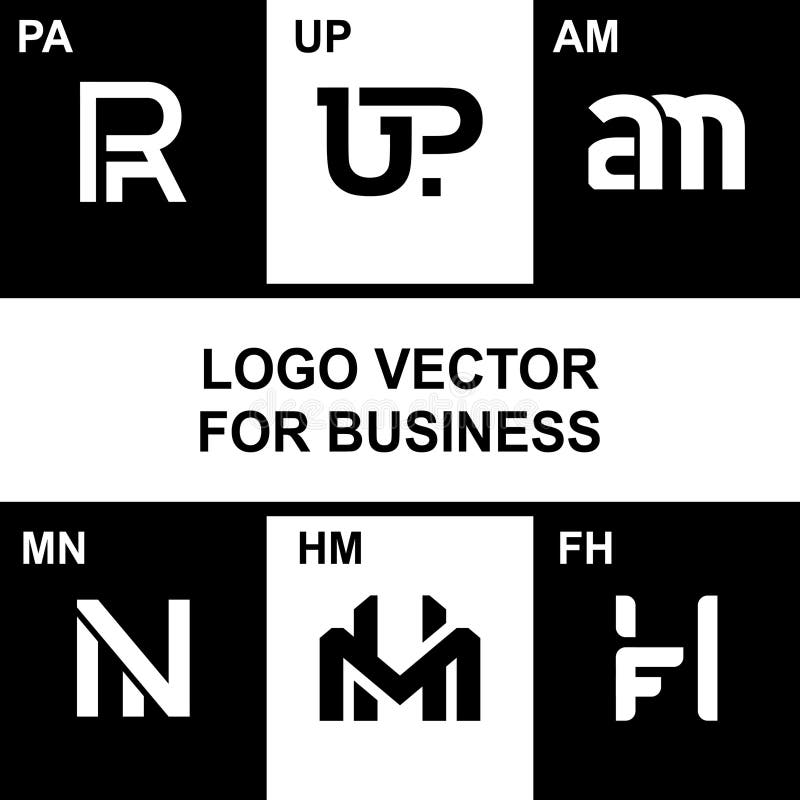 Variations of Vector Logo Templates for Trademarks Stock Vector ...