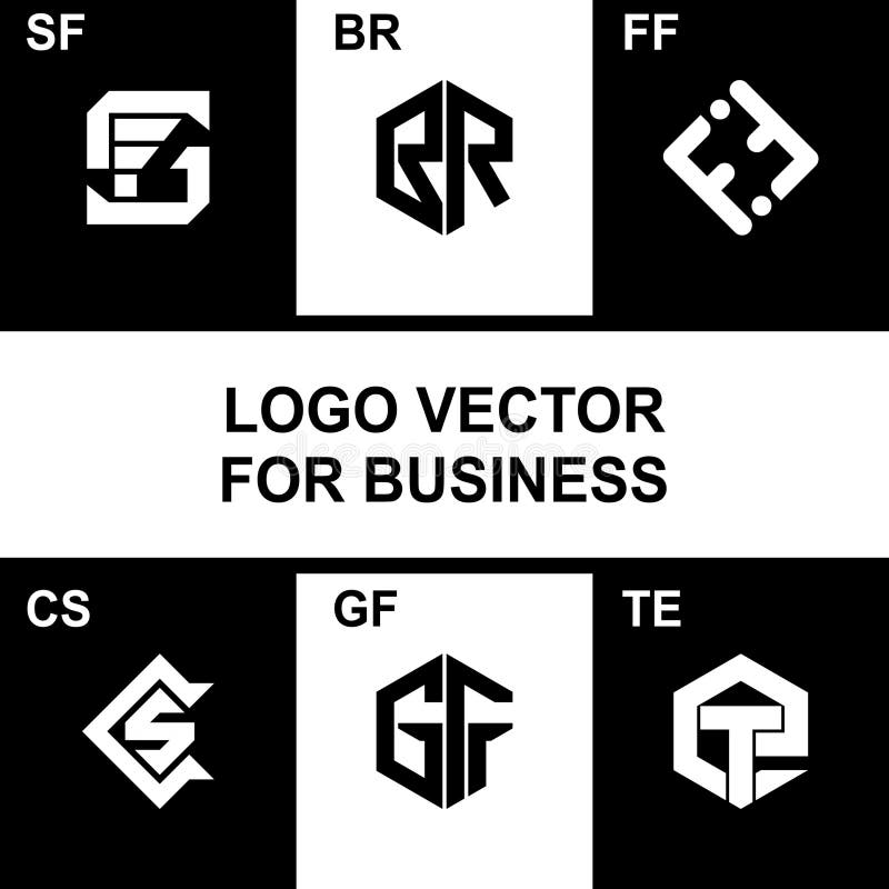 Collection of Vector Logo Designs for Company Signs or Trademarks Stock ...