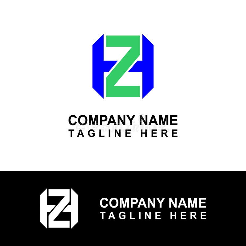 The Best HZ Letter Logo for Your Business Stock Vector - Illustration ...