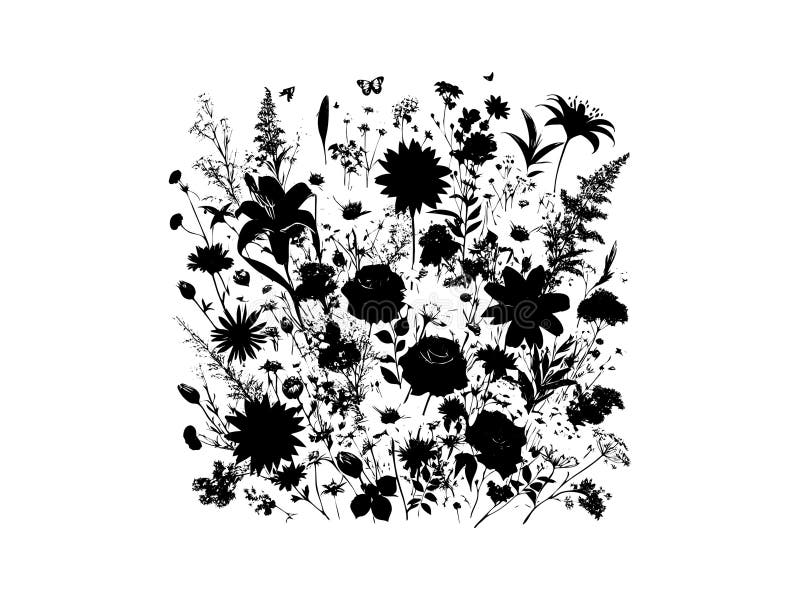 Flowers, Wildflowers Eps Files, Flowers Garden, Flowers Stock Vector ...