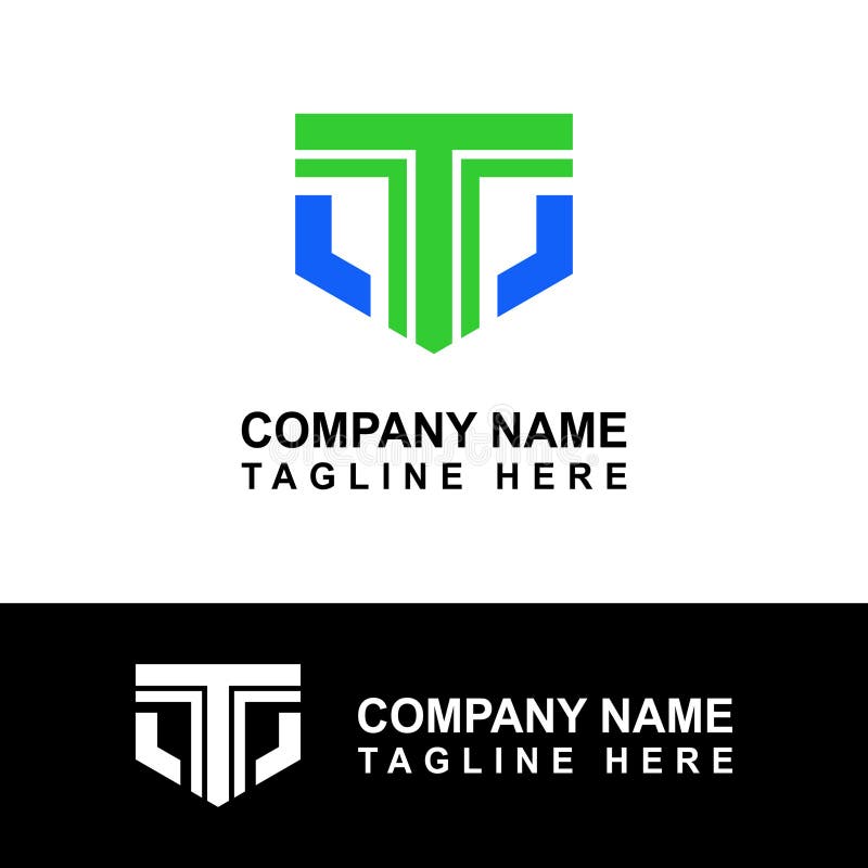 Vector Logo T with Good Color Examples Stock Vector - Illustration of ...