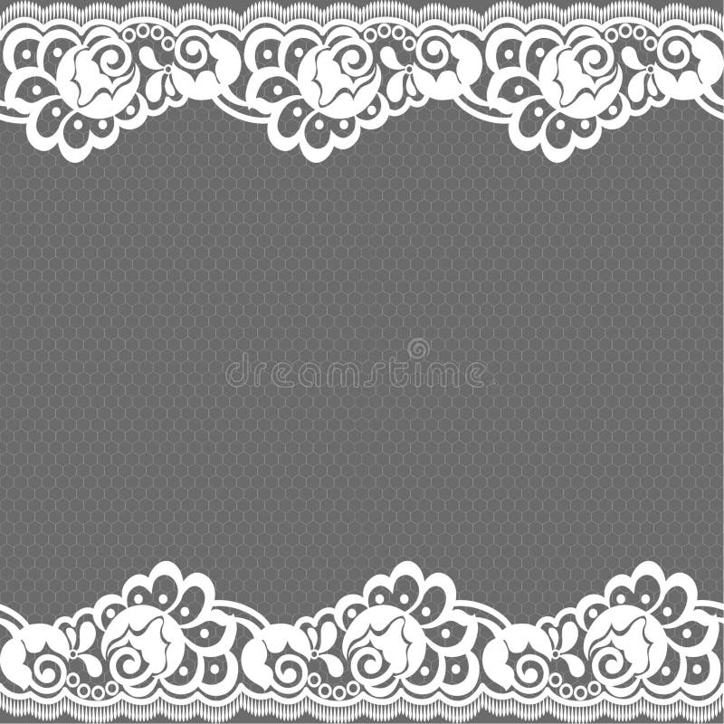 Lace Pattern Design Motif Baroque Flower Stock Illustration ...