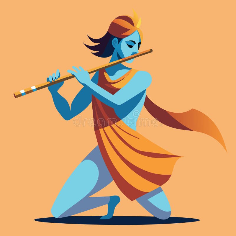 Flute Cartoon Logo Icons Vector Illustration Stock Vector ...