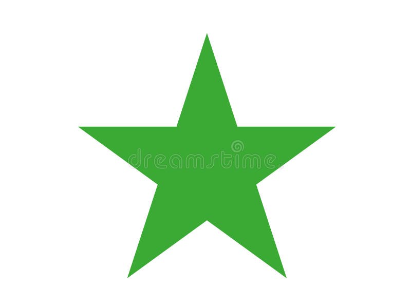Green star icon stock illustration. Illustration of bright - 321496100