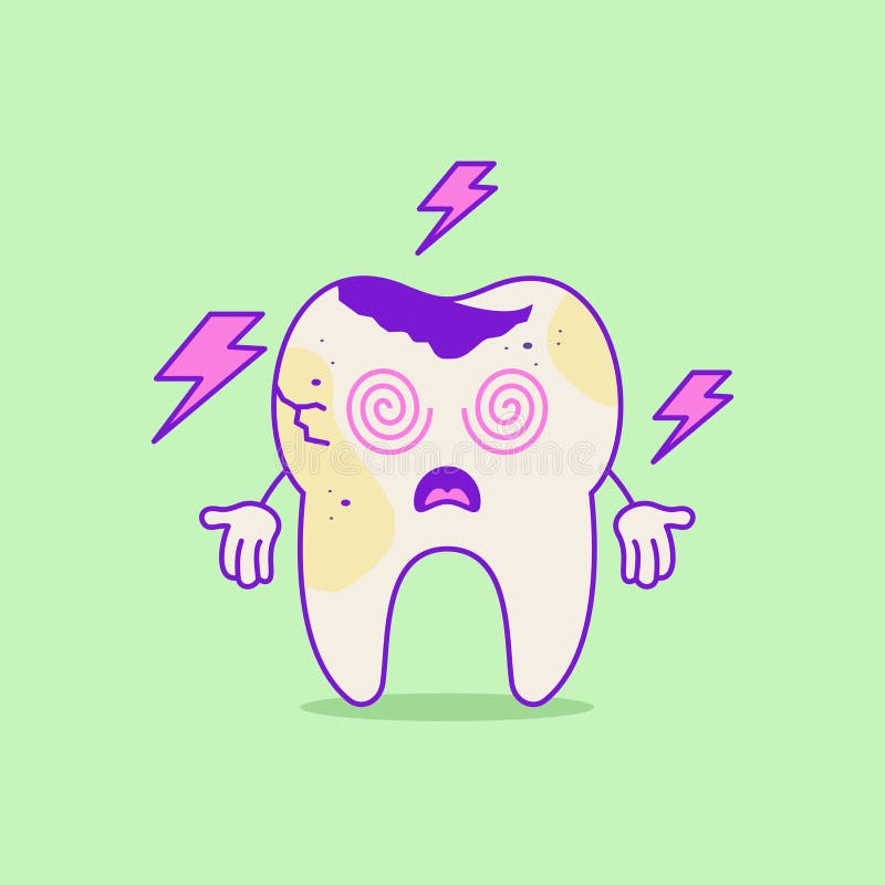 Bad Teeth Vector Illustration Design Stock Vector - Illustration of ...