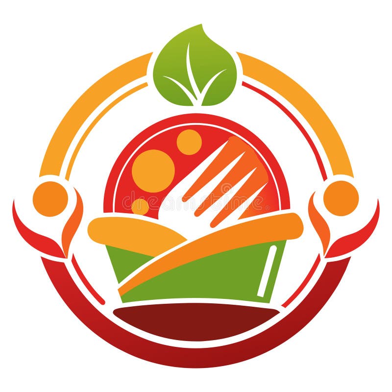 Food Minimalist Logo Icon Design Stock Illustration - Illustration of ...