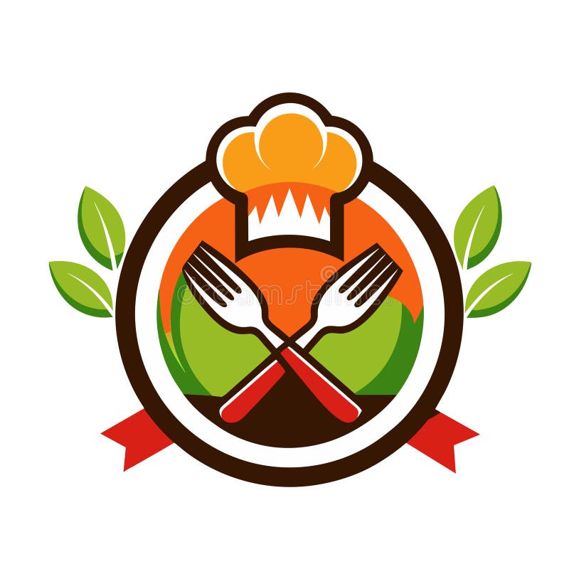 Food Minimalist Logo Icon Design Stock Illustration - Illustration of ...