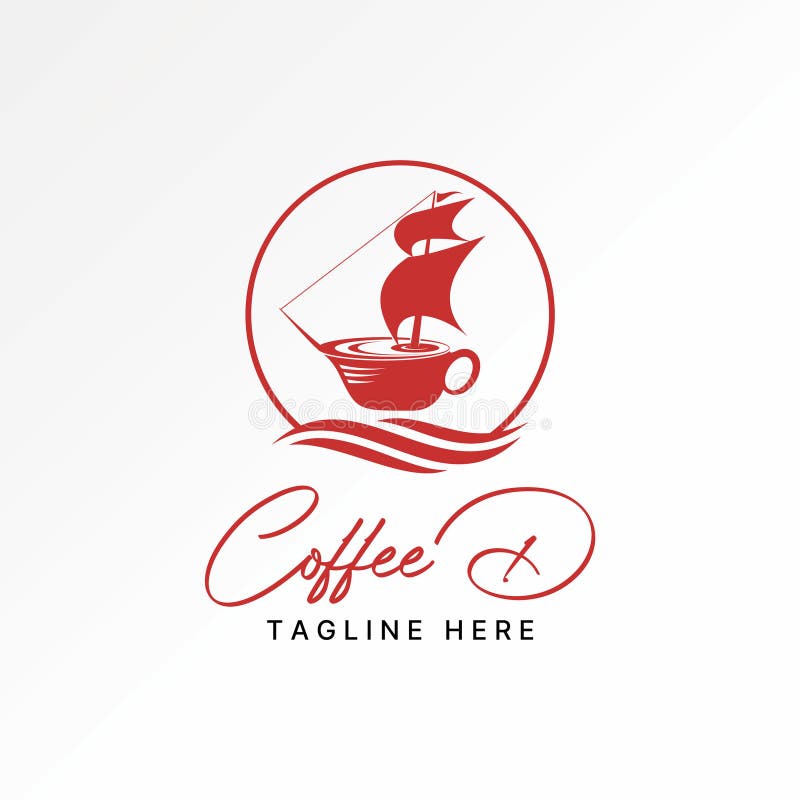 Drink Cup Coffee Shop Sailboat Waves Beach Surf. Related Business Cafe ...