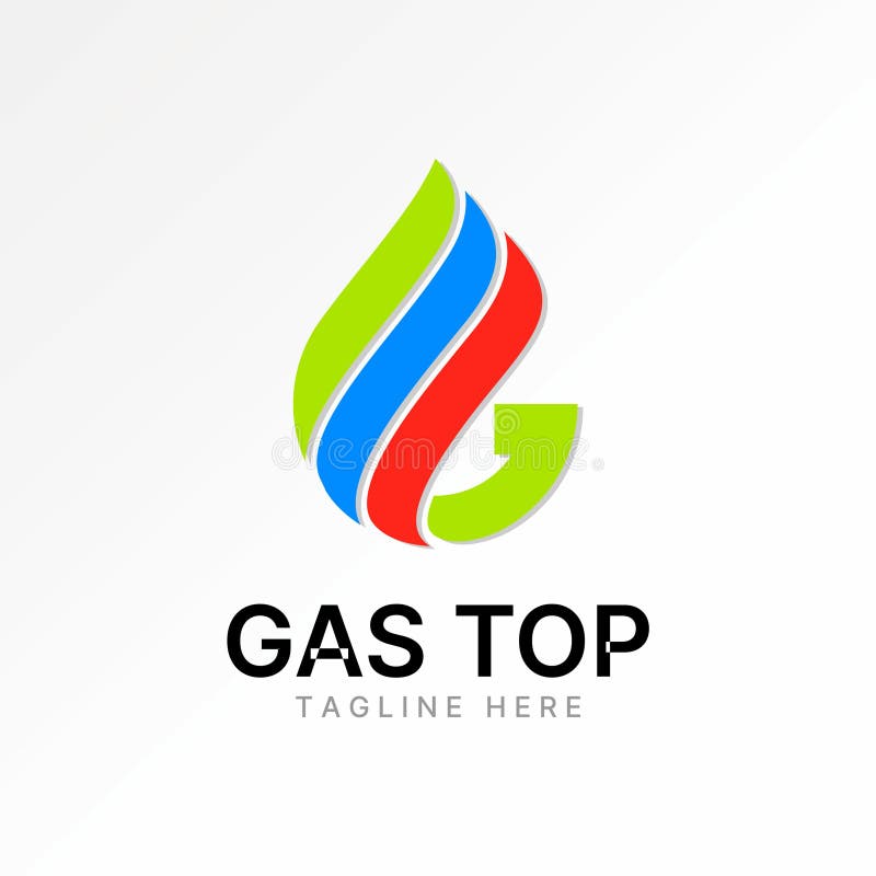 Initial Letter G Font Gas Flame Fire Fuel Oil. Related Monogram ...