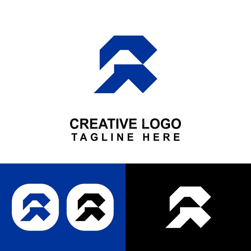 Stunning Logo Symbol with R Letter Concept for Business Sign Stock ...