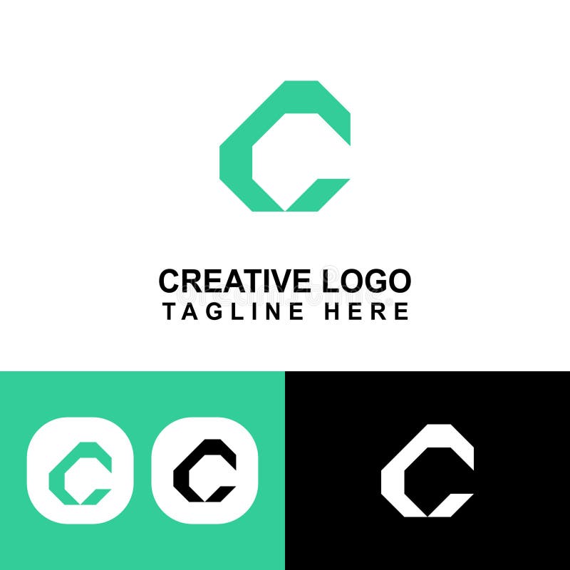 Cool Letter C Logo for Company Symbol Stock Vector - Illustration of ...