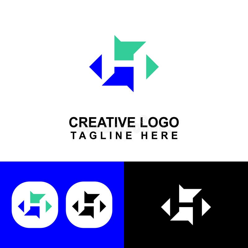Creative H Logo Design for You To Use Stock Vector - Illustration of ...