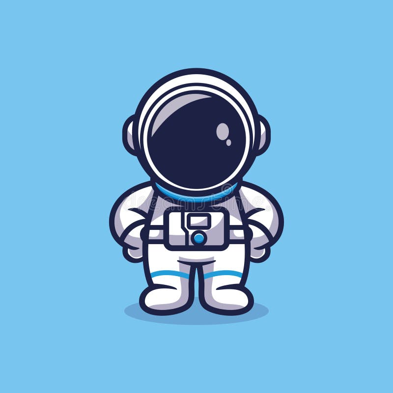 Vector Astronaut Design Technology Icon Stock Vector - Illustration of ...