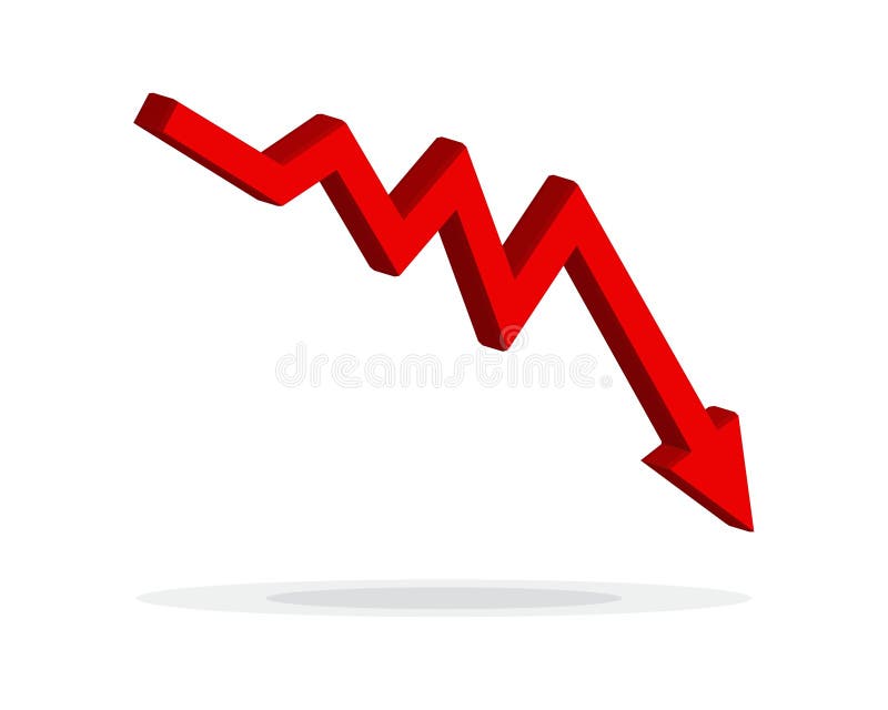 Stock Market Down Arrow Stock Illustrations – 13,478 Stock Market Down ...