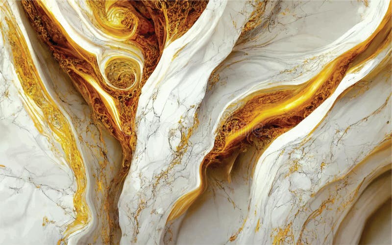 Golden Luxurious Marble Textured Background. Abstract Design, 4k ...