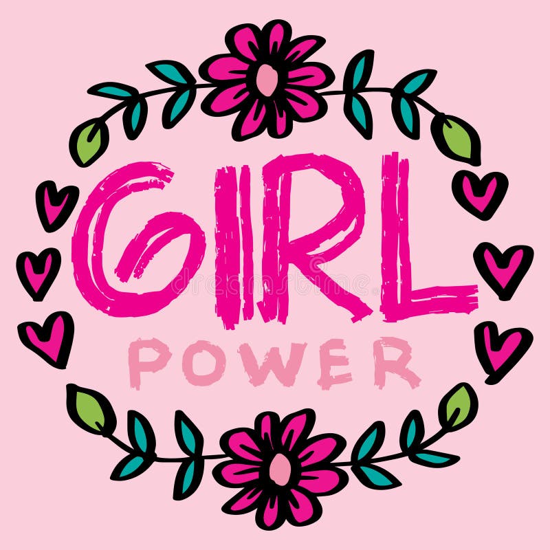Girl Power Flower Stock Illustrations – 6,060 Girl Power Flower Stock ...
