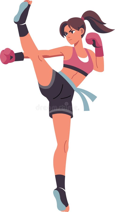 Female Boxing Cartoon Stock Illustrations – 1,128 Female Boxing Cartoon ...