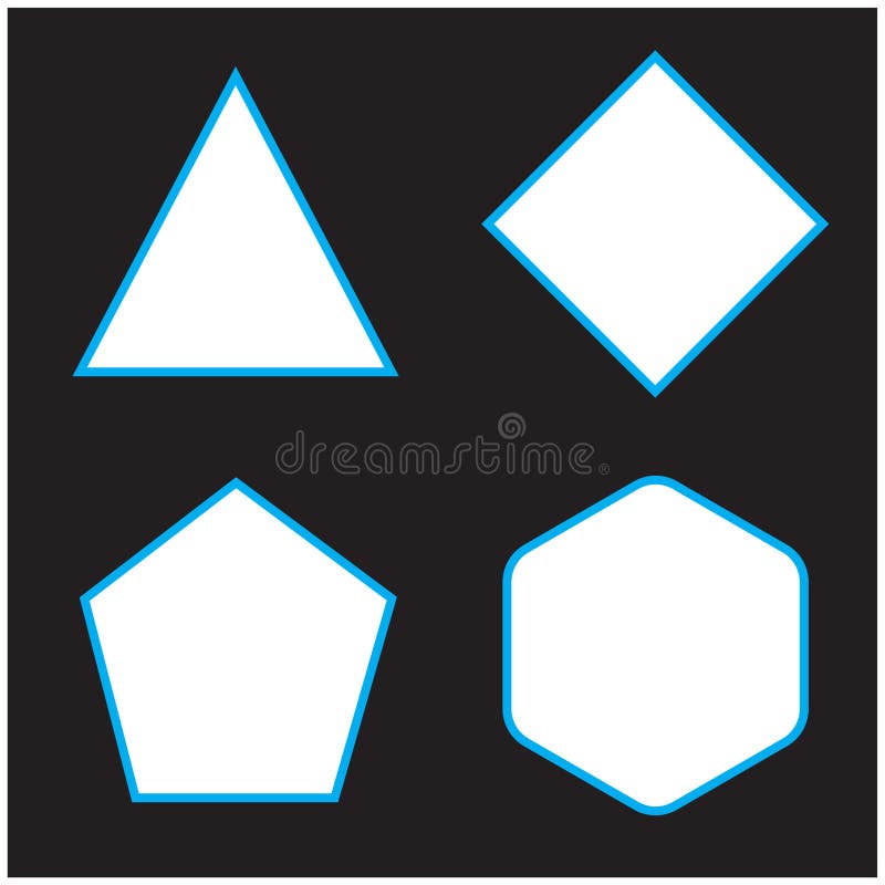 Various shapes stock vector. Illustration of geometric - 323073416
