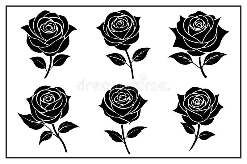 Ross Flowers Vector Art Illustration Stock Vector - Illustration of ...