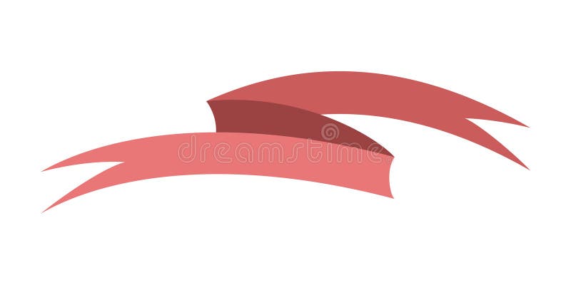 Ribbon Banner. Simple Ribbons Stock Vector - Illustration of ribbon ...
