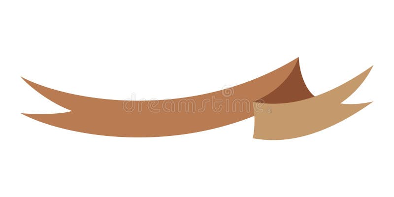 Ribbon Banner. Simple Ribbons Stock Vector - Illustration of scroll ...
