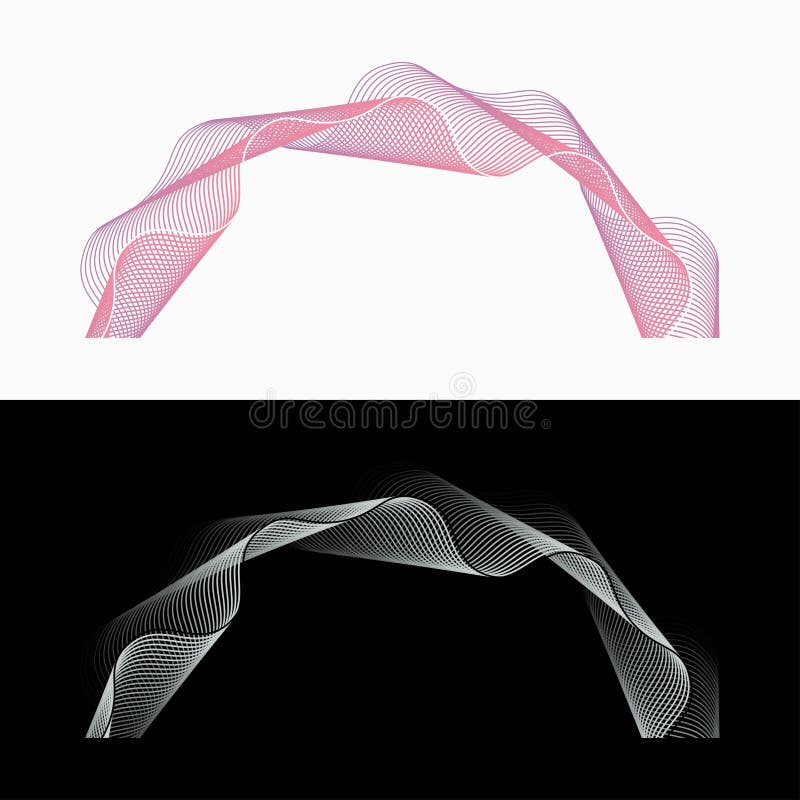 Abstract Shape Modern Construction Graphic Design Vector Stock Vector ...