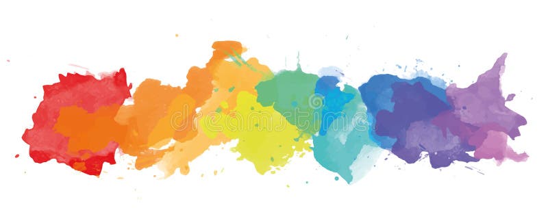 Bright Colorful Banner. Vector Horizontal Banner with Colorful ...