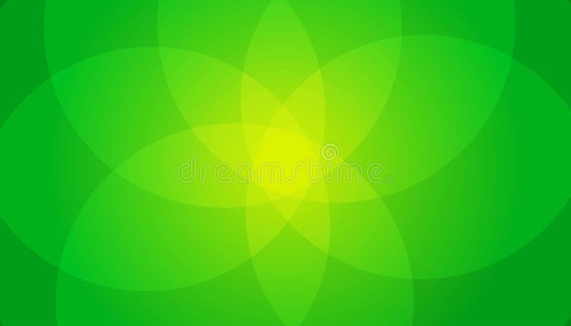 Abstract Green Geometric Background. Circle Effect, Abstract ...