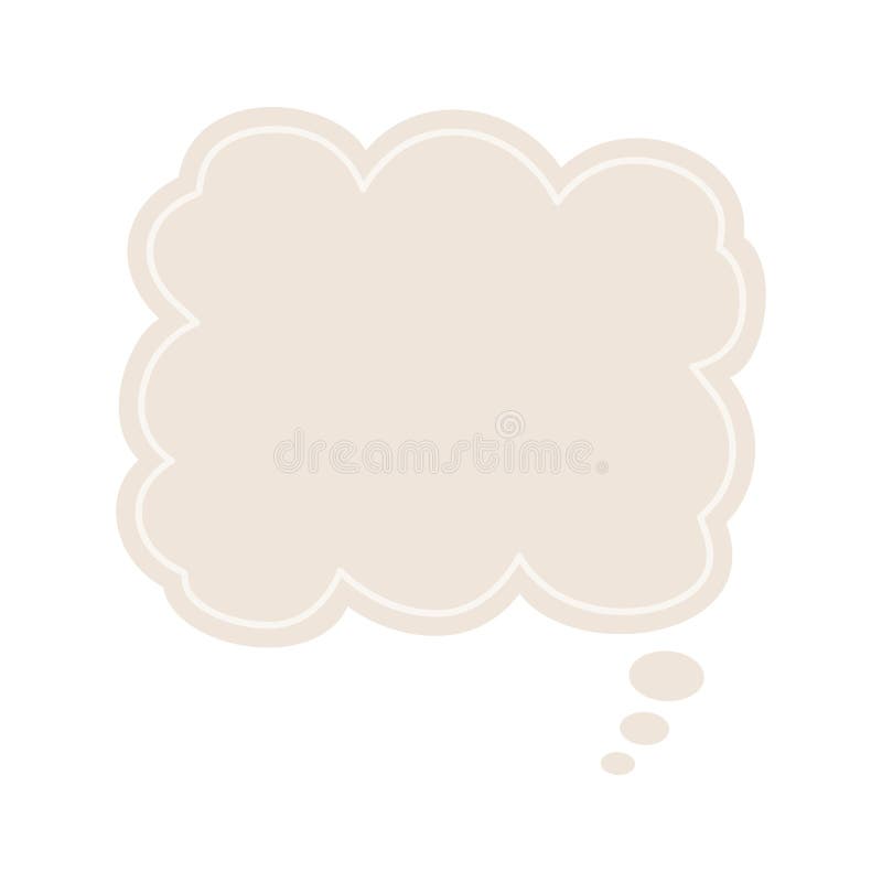 Cute Minimalist Bubble Text Stock Vector - Illustration of chat ...