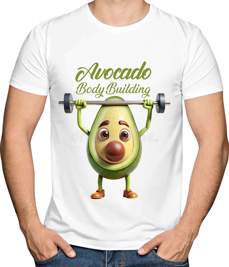 Unique Avocado T-Shirt Designs To Elevate Your Wardrobe Stock Vector ...