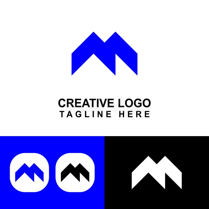 Nice Letter M Suitable for Business Symbols Stock Illustration ...